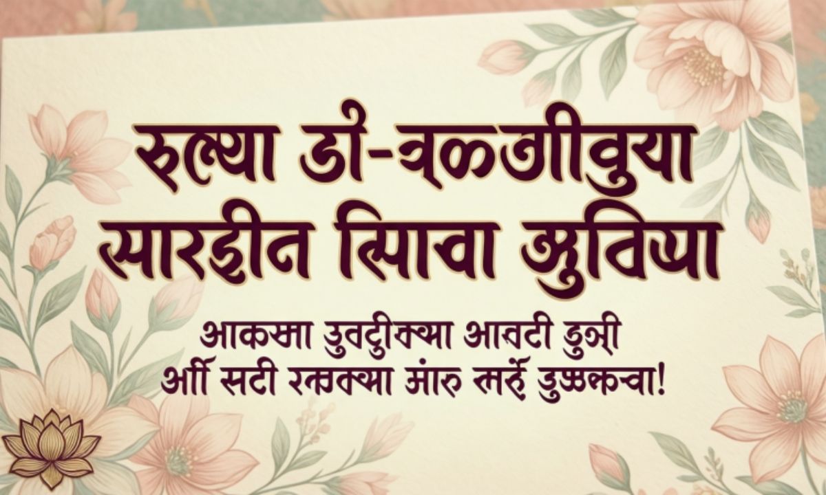 Mummy Papa Anniversary Wishes in Marathi – आई-बाबांना शुभेच्छा